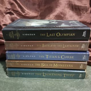 Percy Jackson and the Olympians PJO Book set First Edition Cover ...