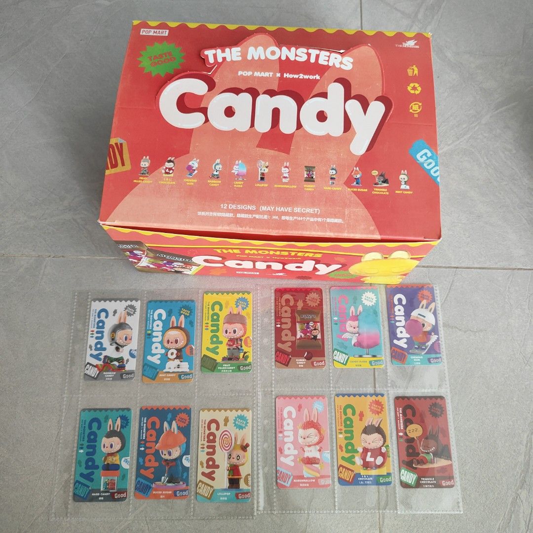 Popmart blindbox Labubu The Monsters Candy/ Animals/ Fruits series ...