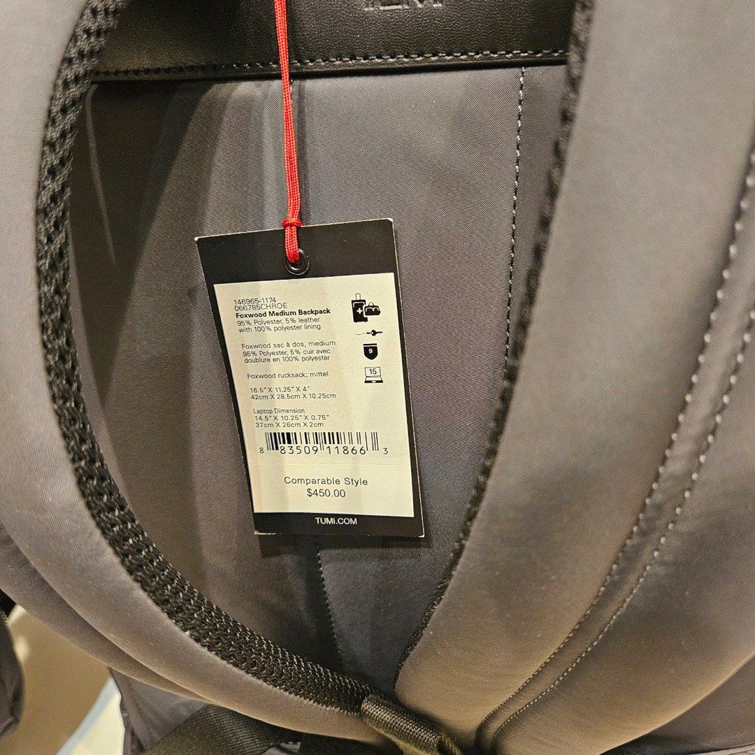 (PREORDER) TUMI FOXWOOD MEDIUM, Men's Fashion, Bags, Backpacks on Carousell