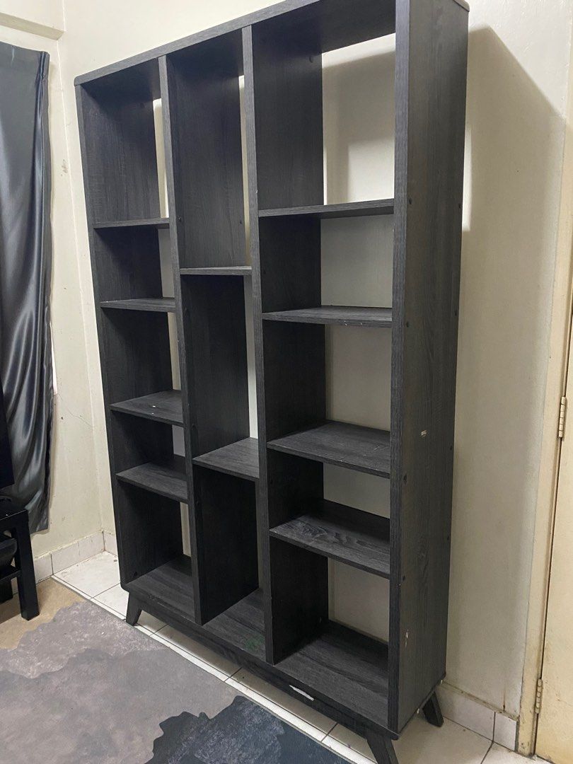 Rack buku atau display living rack, Furniture & Home Living, Furniture ...