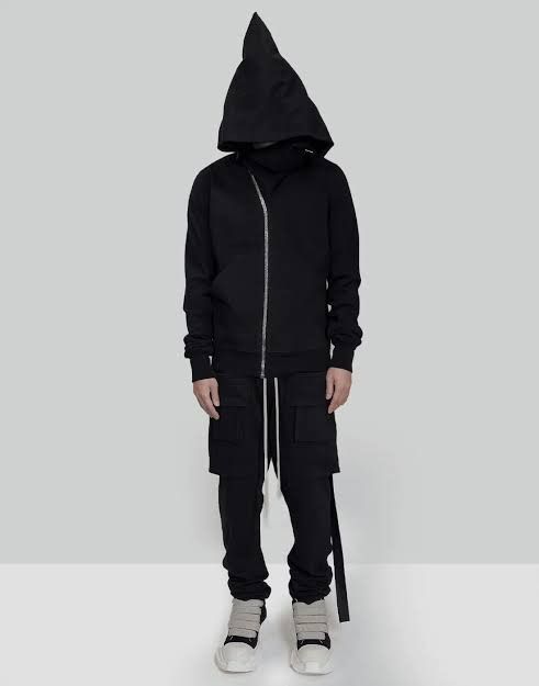 Rick Owens Drkshdw Cross Zip Hoodie Black Men, Men's Fashion, Tops ...