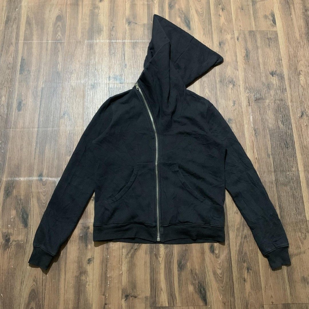 Rick Owens Drkshdw Cross Zip Hoodie Black Men, Men's Fashion, Tops ...