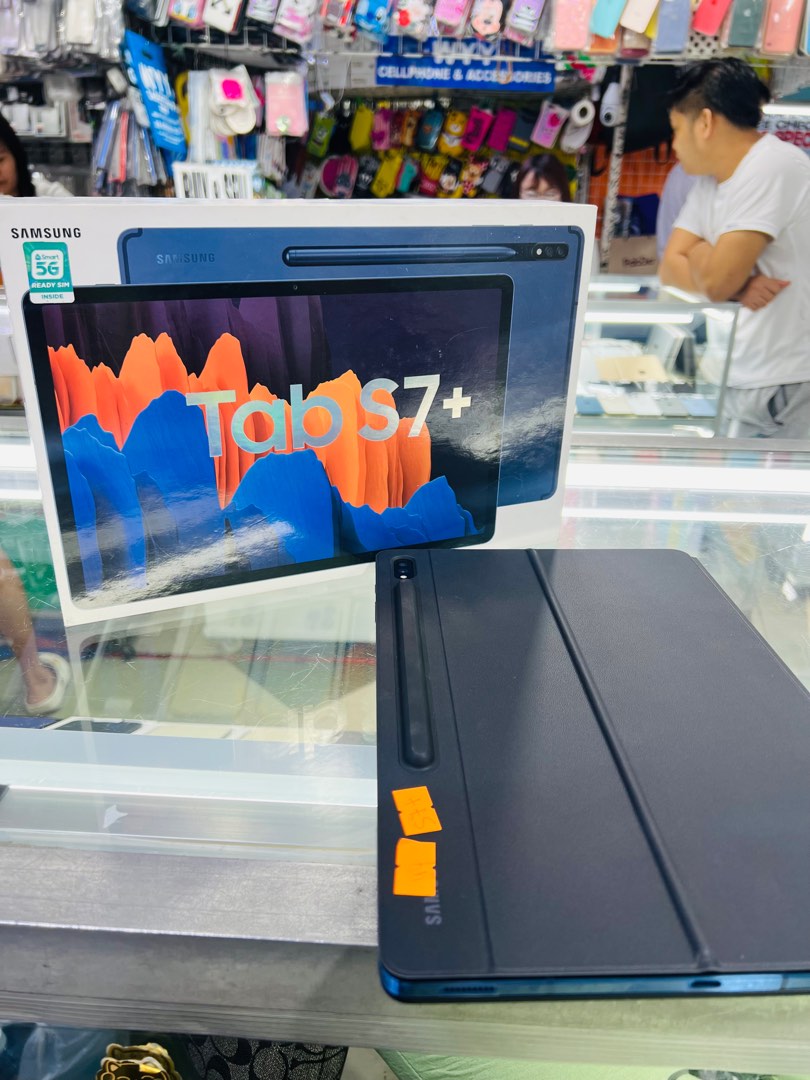 Samsung Tab S7+ 256gb LTE Complete, Mobile Phones & Gadgets, Tablets, Android on Carousell