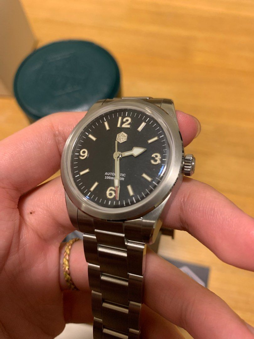 San Martin applied indices tudor ranger homage 36mm with on the fly ...