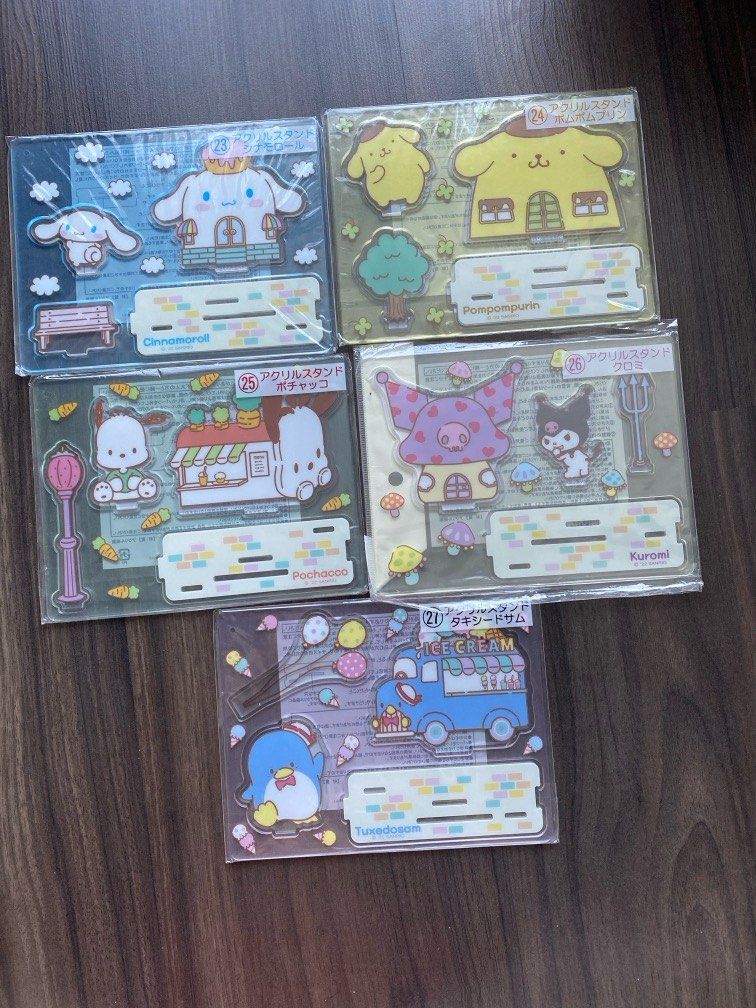 Sanrio cinnamoroll /pompompurin/ pochacco/kuromi/ Tuxedosam acrylic ...