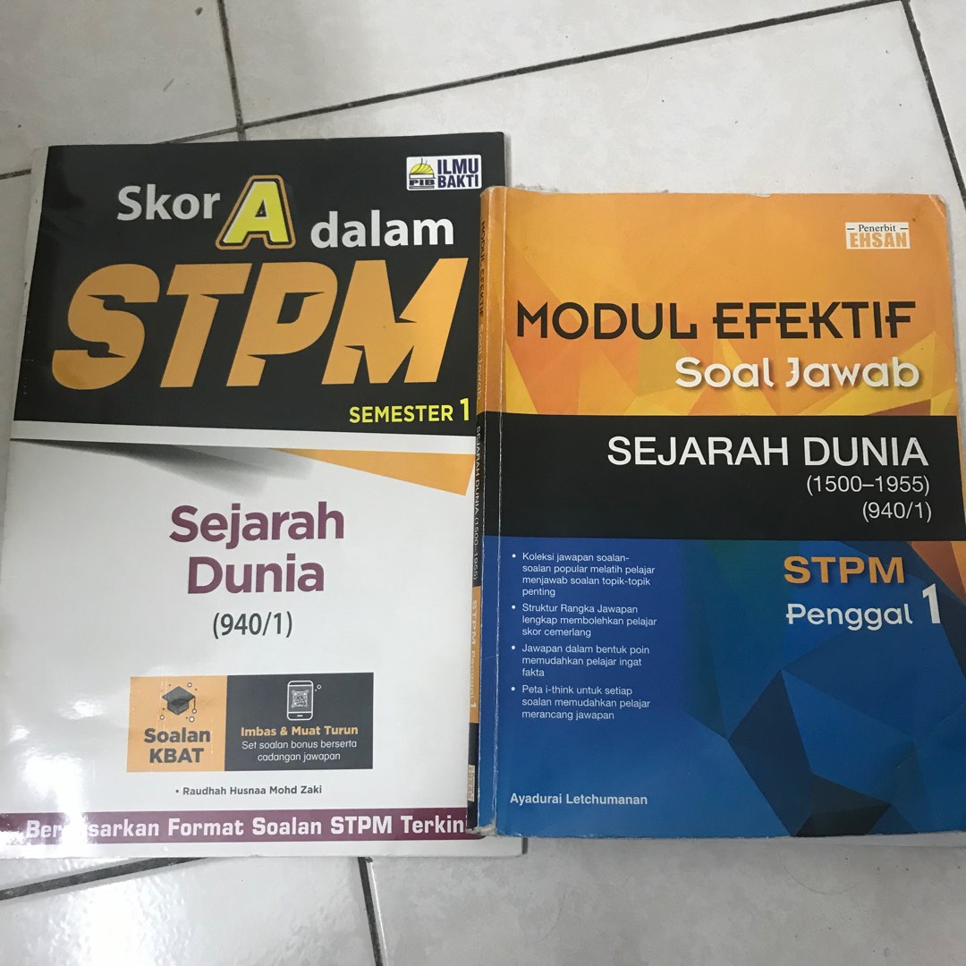 SEJARAH STPM STPM SEM 1, Hobbies & Toys, Books & Magazines, Textbooks ...
