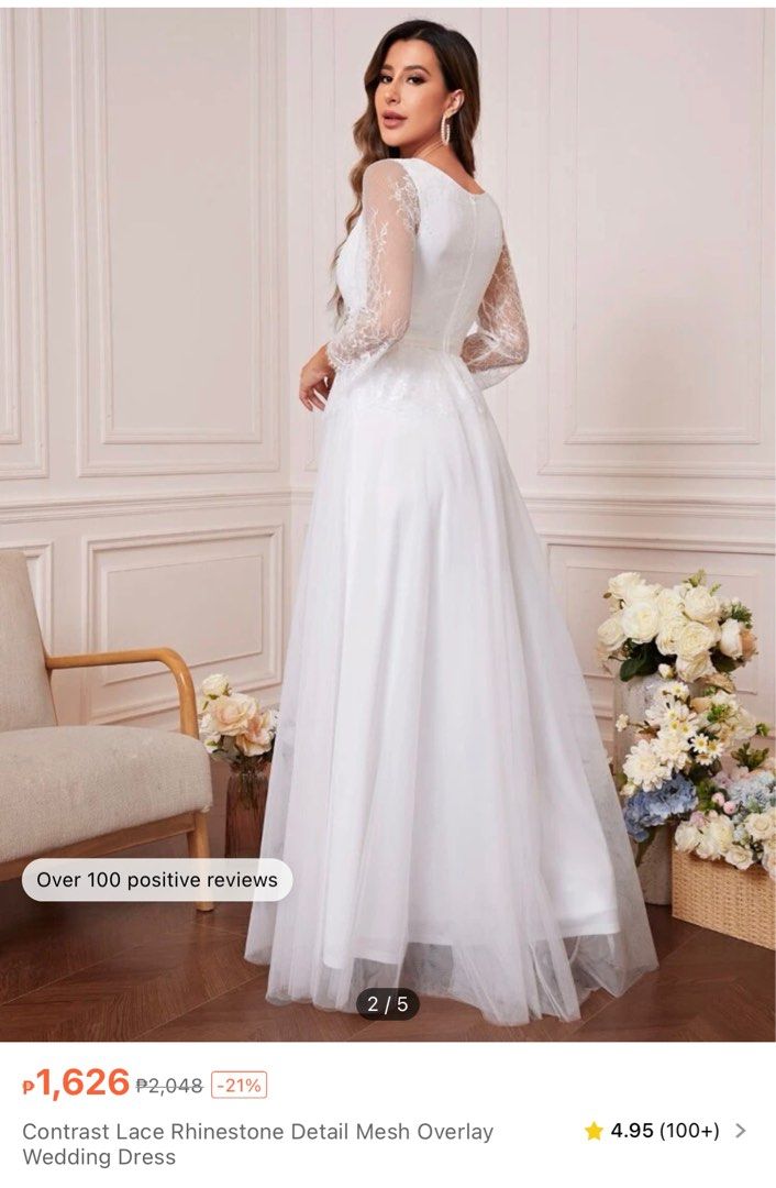 Shein wedding dresses review 60 photos - Vianawedding.com