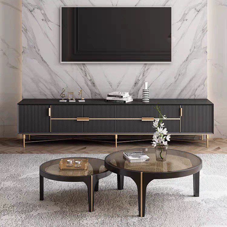SHIKIRA Modern TV Console & Coffee Table, Furniture & Home Living ...