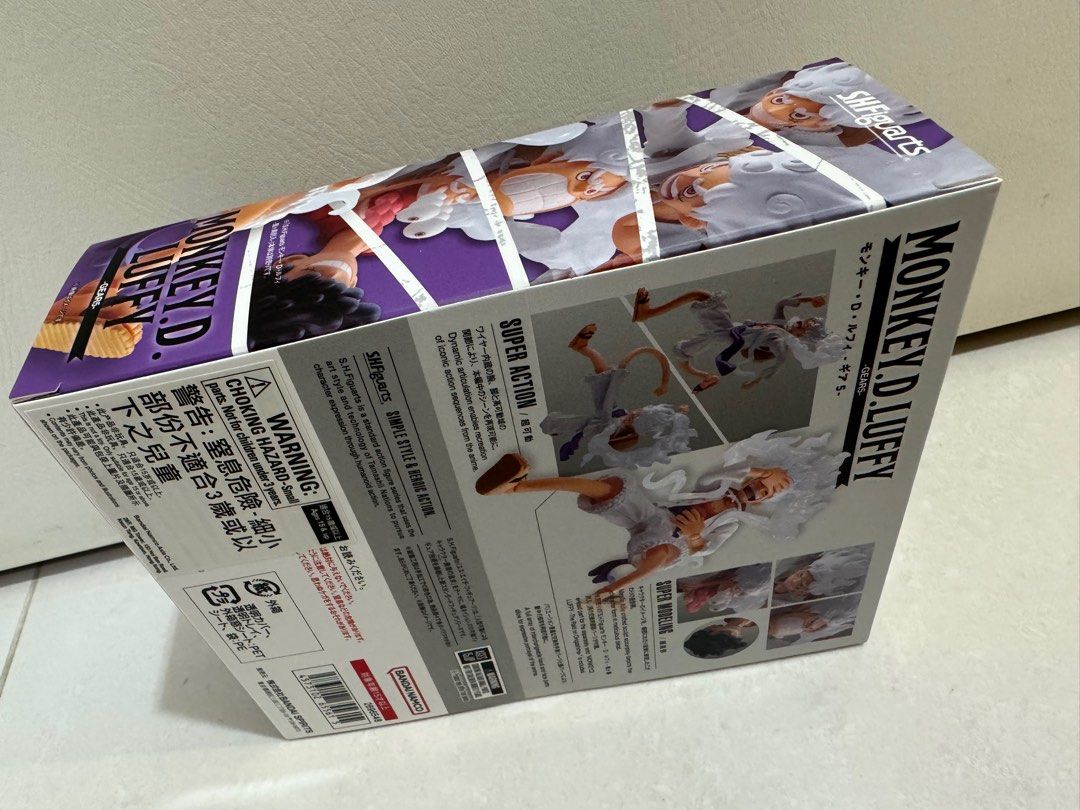 TAMASHII NATIONS One Piece Monkey D. Luffy Gear 5 Bandai Spirits S.H.Figuarts Action Figure ...