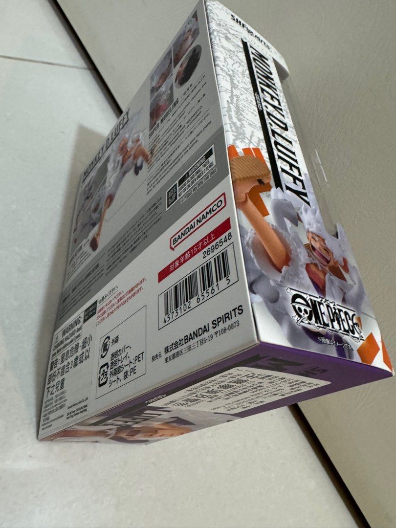 TAMASHII NATIONS One Piece Monkey D. Luffy Gear 5 Bandai Spirits S.H.Figuarts Action Figure ...