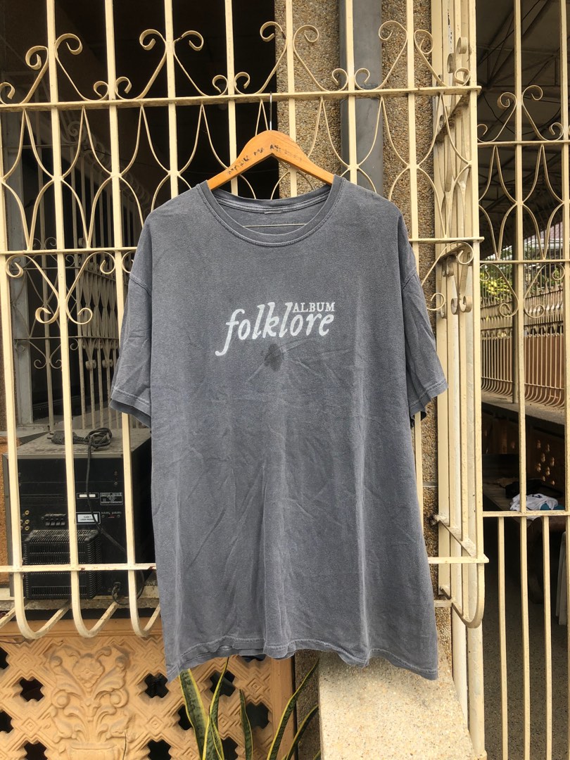 Taylor Swift Folklore Album Tee, Men's Fashion, Tops & Sets, Tshirts ...