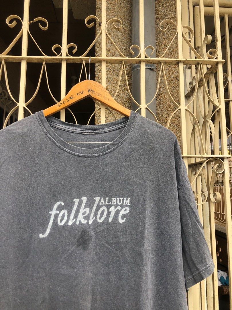 Taylor Swift Folklore Album Tee, Men's Fashion, Tops & Sets, Tshirts ...