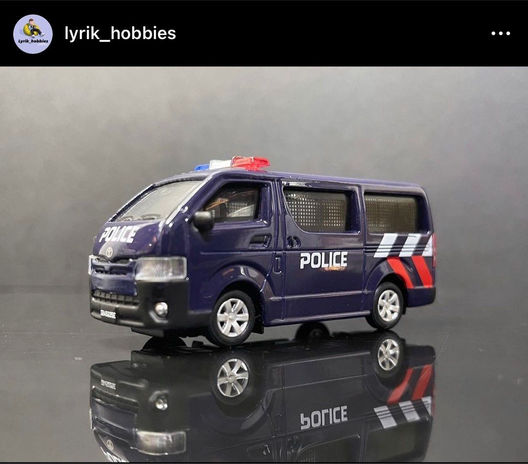 Tiny SG Toyota Hiace Police Van SPF not Masterpiece Collectibles ...