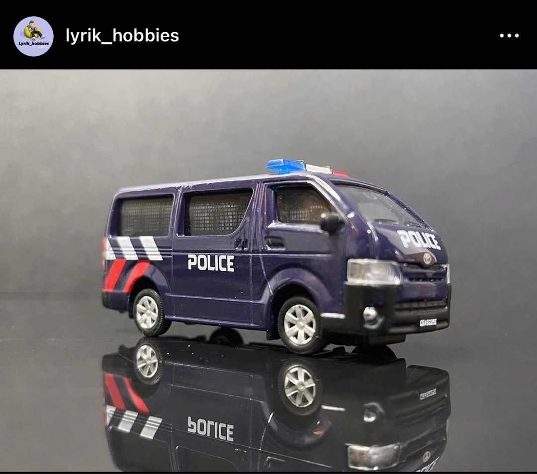 Tiny SG Toyota Hiace Police Van SPF not Masterpiece Collectibles ...