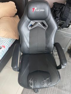 GAMING CHAIR TTRacing Duo V4 - BLACK (LIKE NEW), Furniture & Home ...