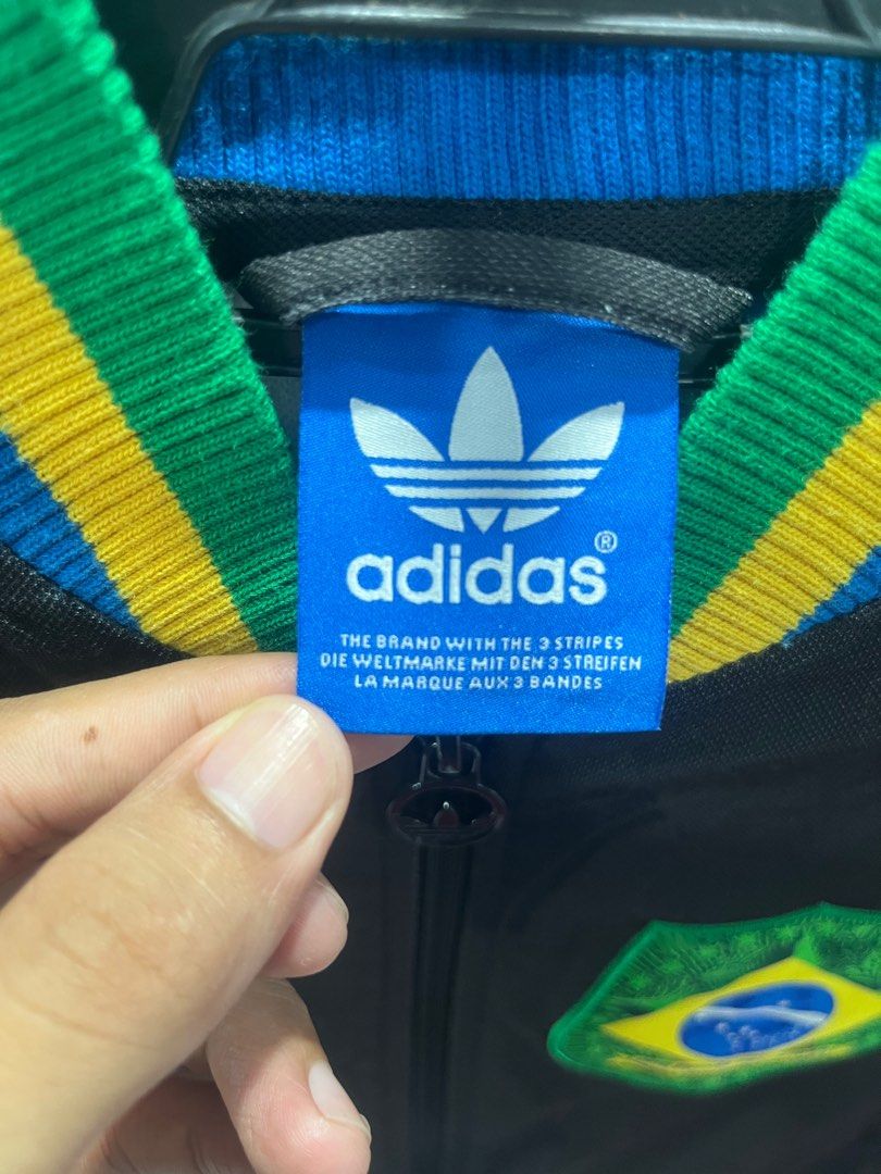 ADIDAS RETRO BRAZIL TRACKTOP, Men's Fashion, Activewear on Carousell