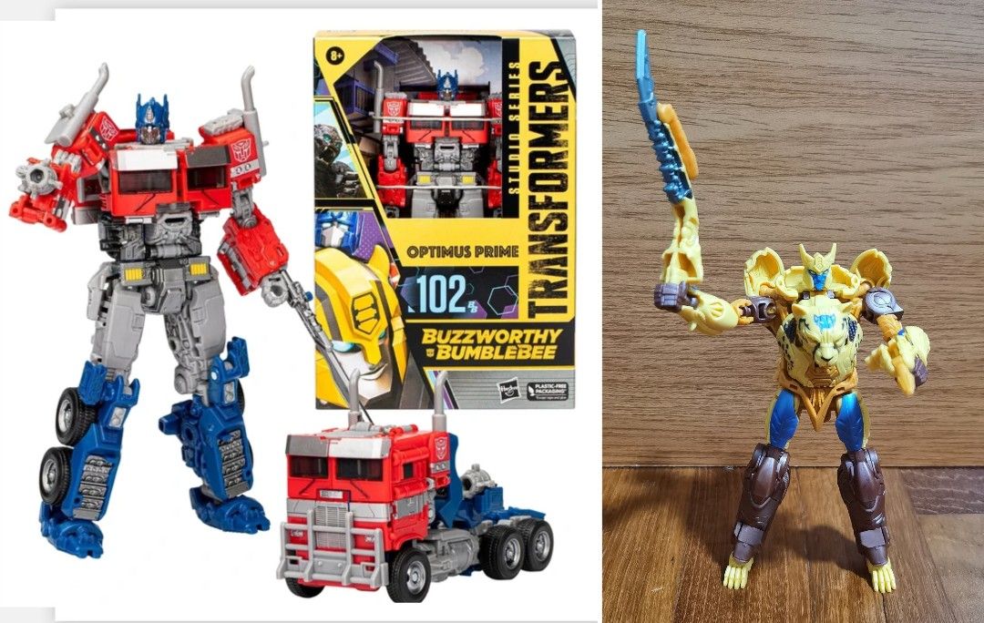 Transformers Studio Series SS 102 ROTB Optimus Prime and Mainline ...