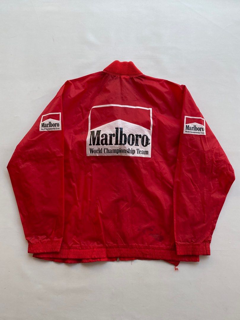 Vintage jaket Marlboro biglogo, Fesyen Pria, Pakaian , Baju Luaran di ...