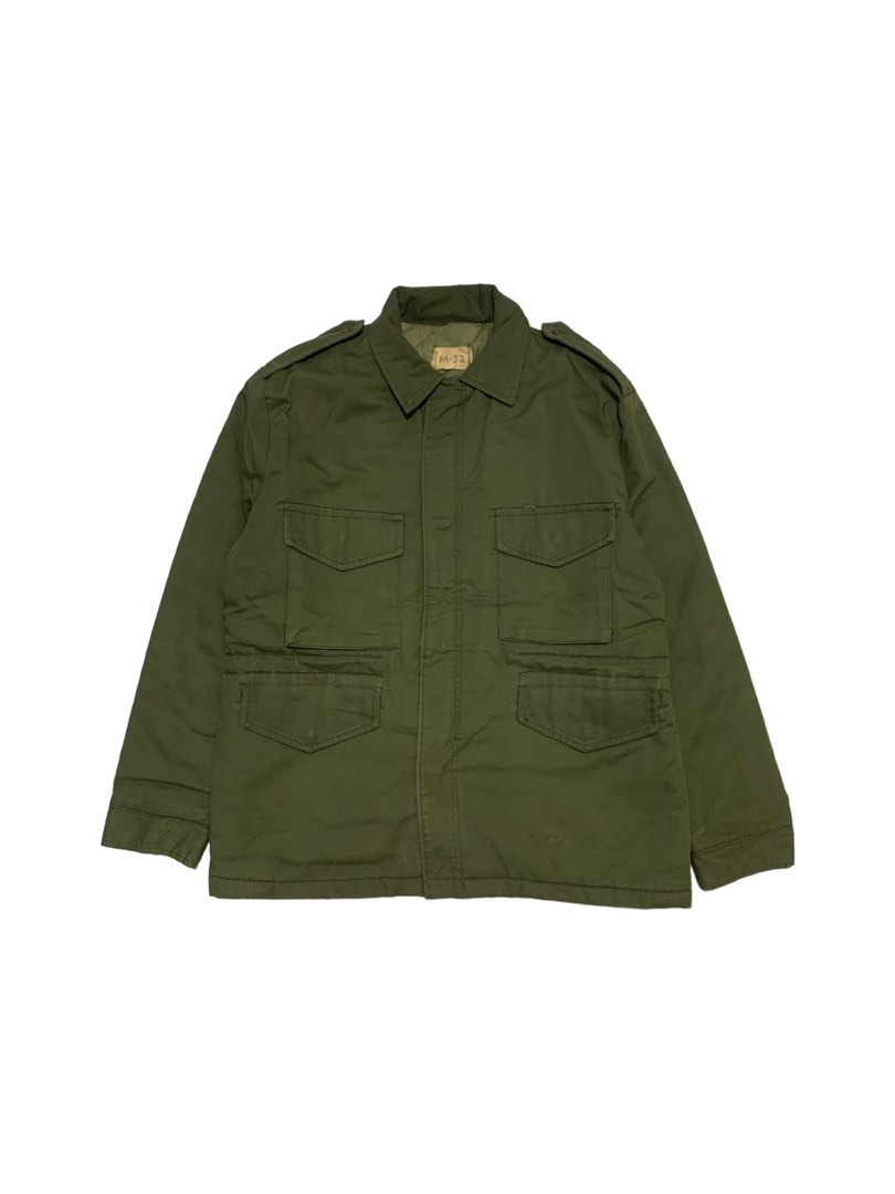 Vintage M52 Field Jacket US Army, Fesyen Pria, Pakaian , Baju Luaran di ...