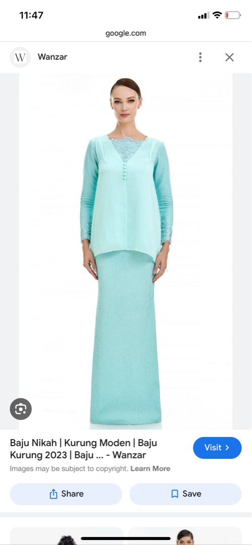 Wanzar Baju kurung kedah, Women's Fashion, Muslimah Fashion, Baju ...