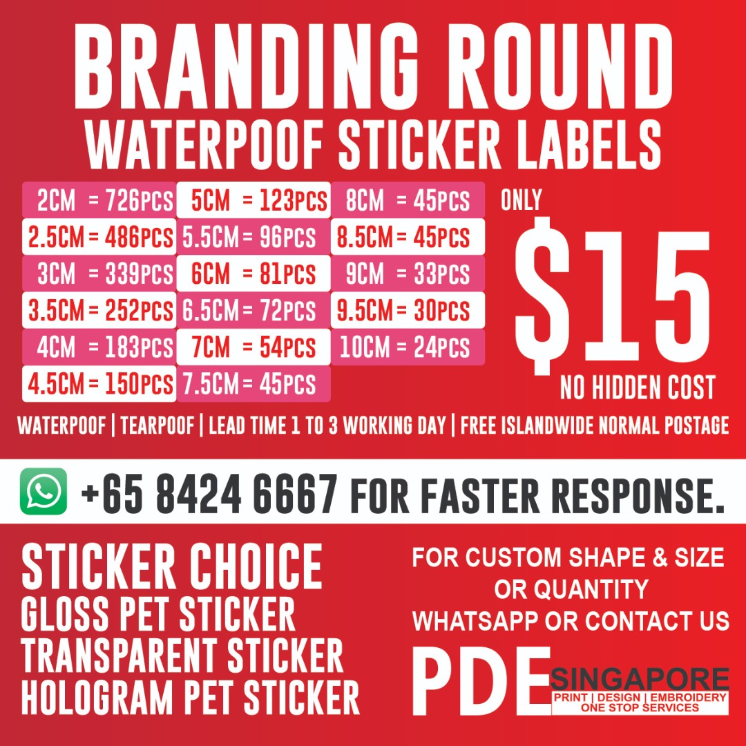 B side label sticker pack, Hobbies & Toys, Stationery & Craft, Art ...