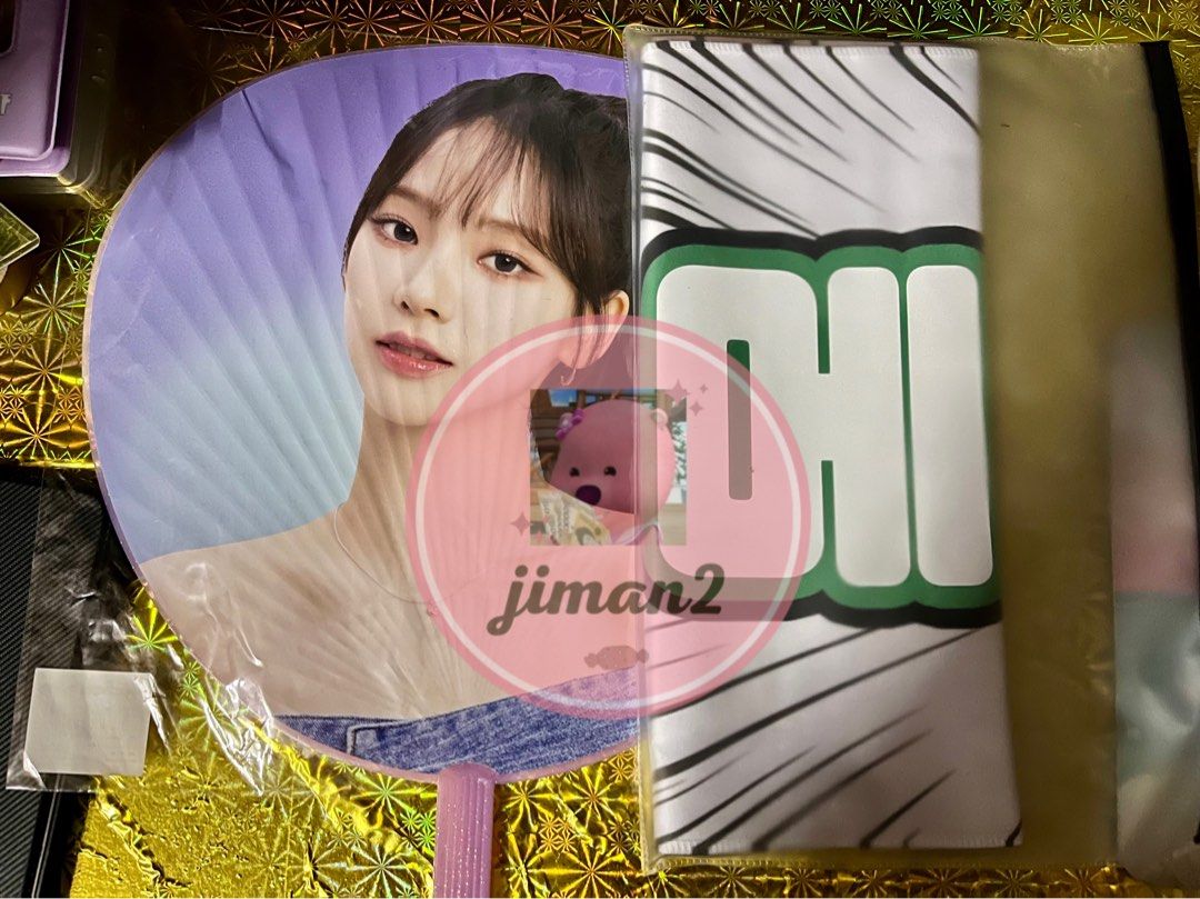 [WTS/ON HAND] aespa karina official big fan uchiwa from synk hyperline ...