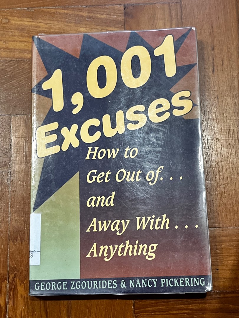 1001 excuses #Npbiz17, Hobbies & Toys, Books & Magazines, Fiction & Non ...