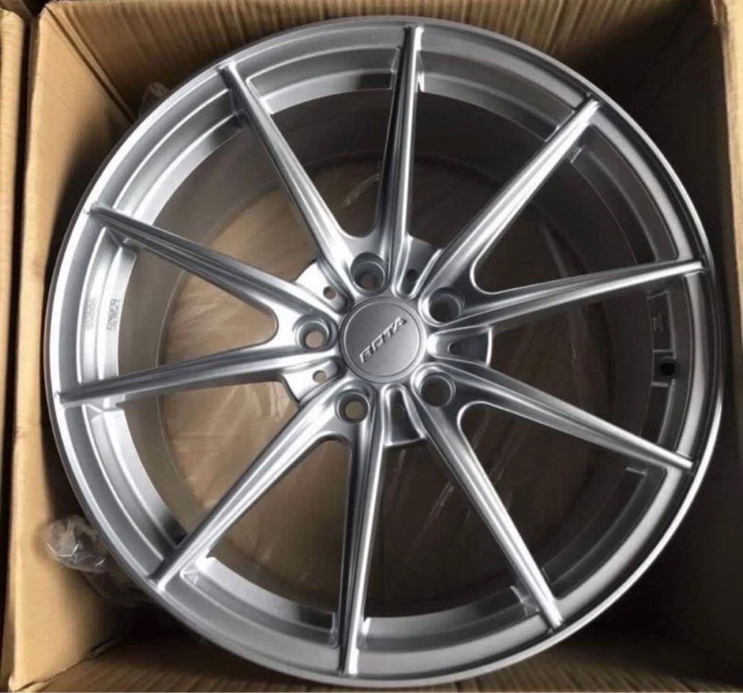 18” Rota TFA Silver Mags 5Holes pcd 100 fit Altis/ Subaru/ New Avanza ...