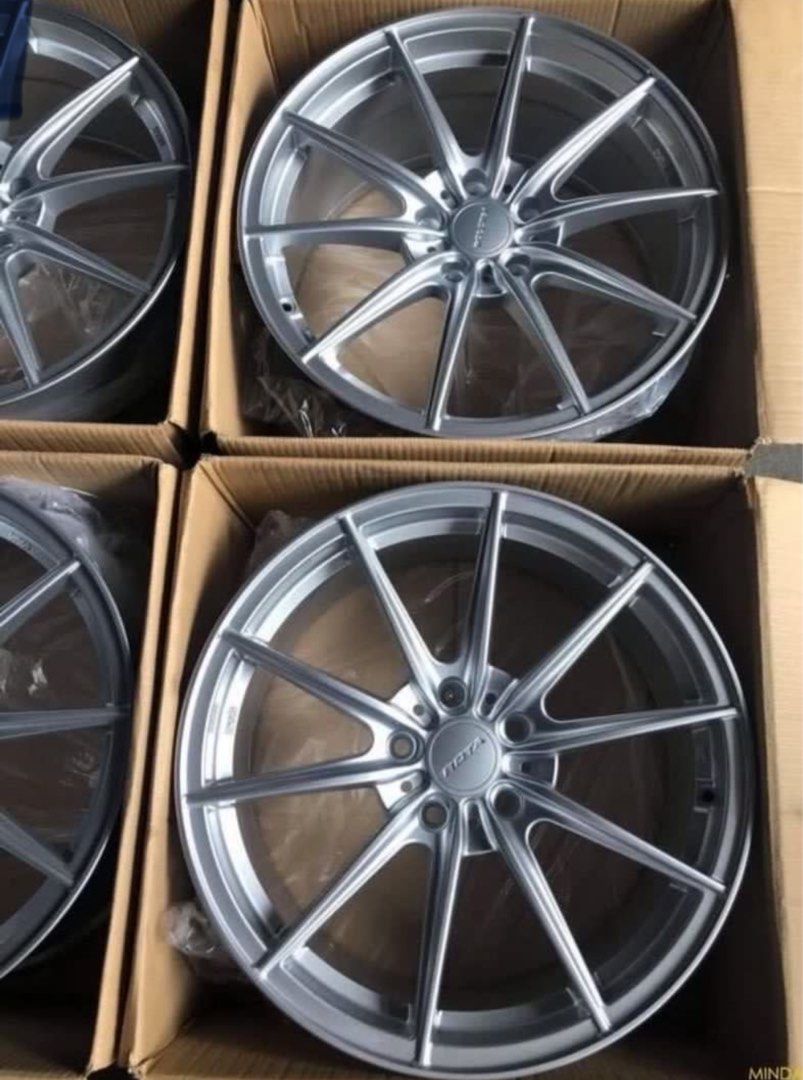 18” Rota TFA Silver Mags 5Holes pcd 100 fit Altis/ Subaru/ New Avanza ...