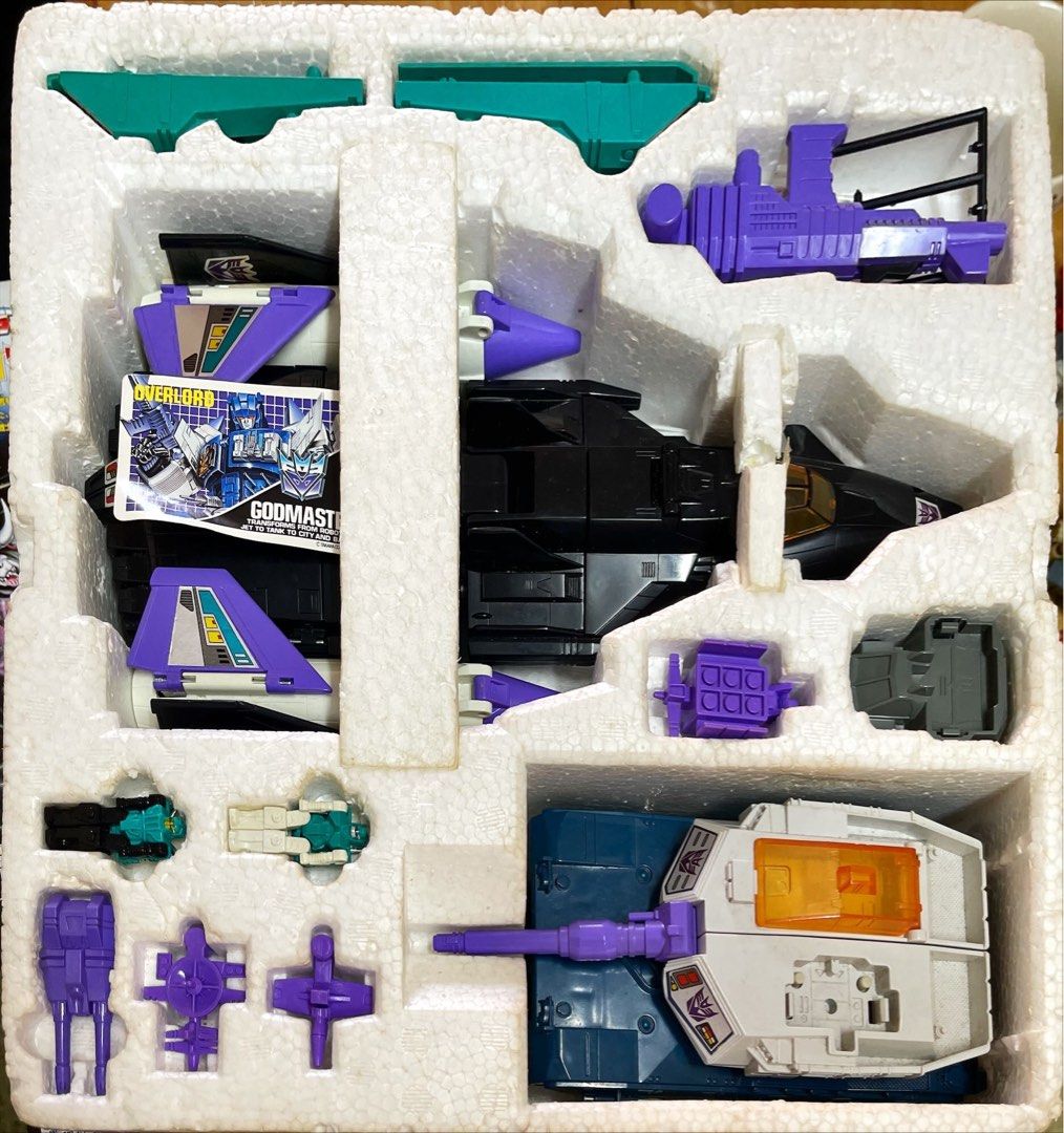 中古 變形金剛 G1 超巨人 decepticons destron overlord masterforce D-307 made in ...