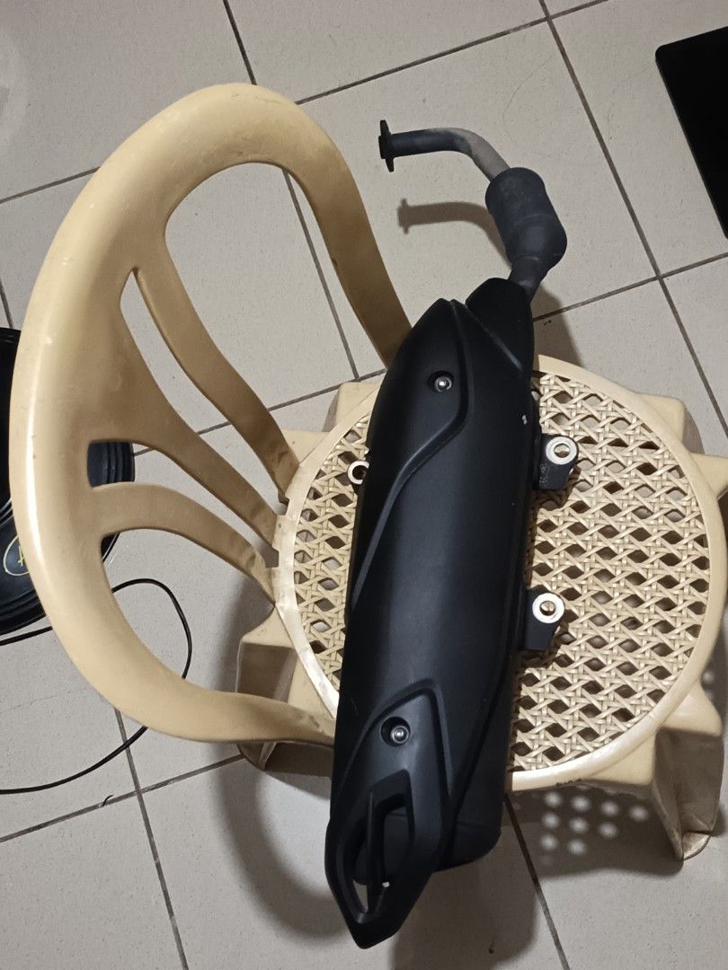 Aerox v2 stock pipe, Motorbikes, Motorbike Parts & Accessories, Body ...