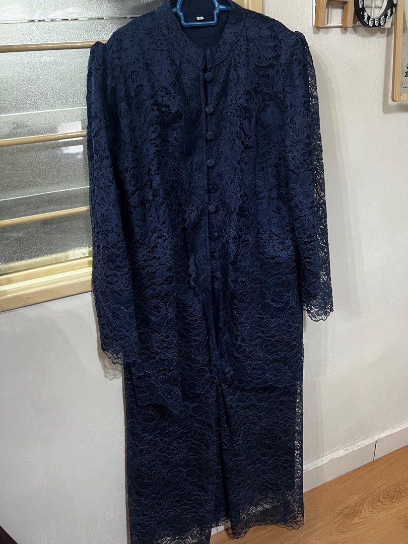 Ariessa Kebaya Pendek Lace (by CEO Chomel) in Navy size M, Women's ...
