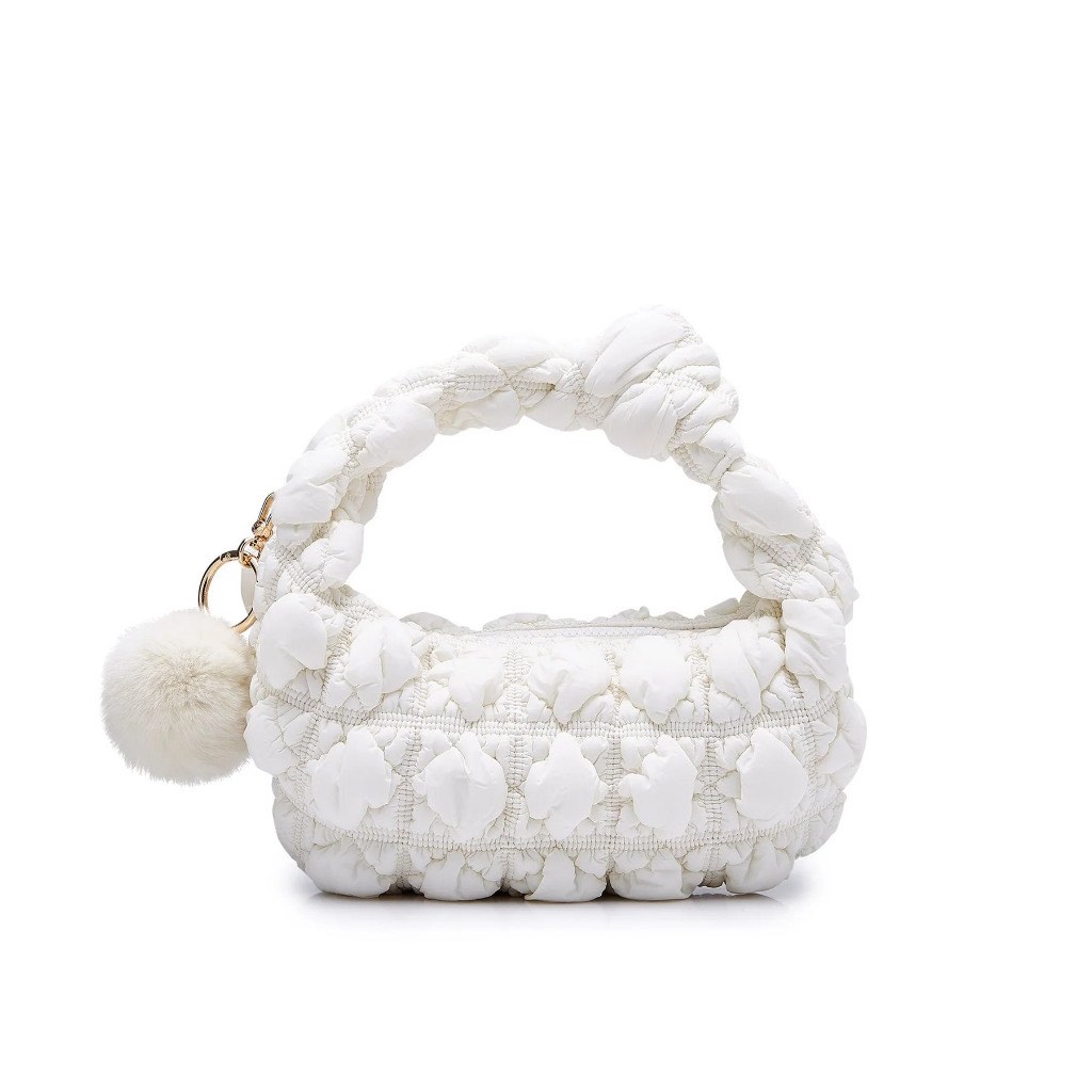 Authentic Jelly Bunny Cole Knot Bag Ivory White, Barang Mewah, Tas ...