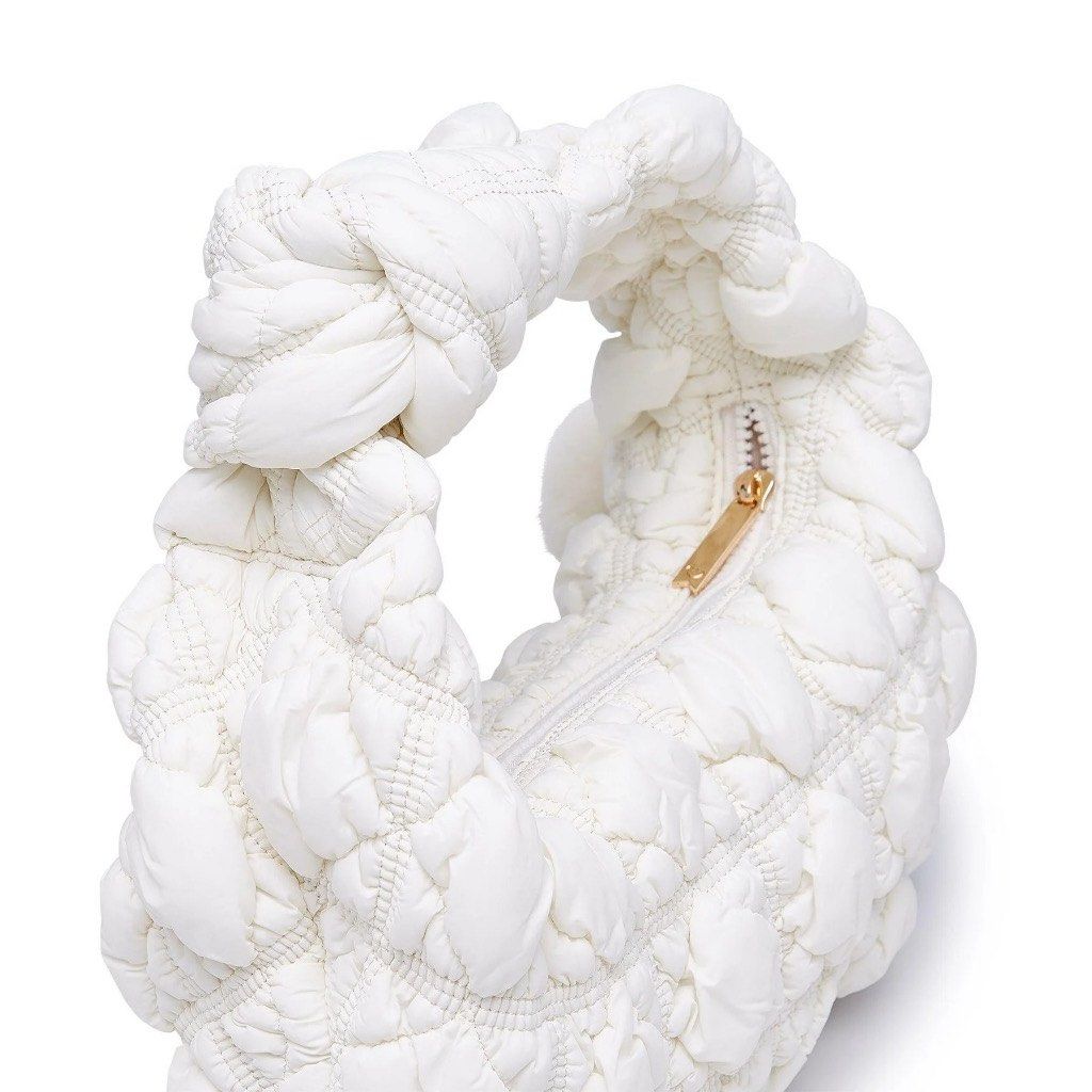 Authentic Jelly Bunny Cole Knot Bag Ivory White, Barang Mewah, Tas ...