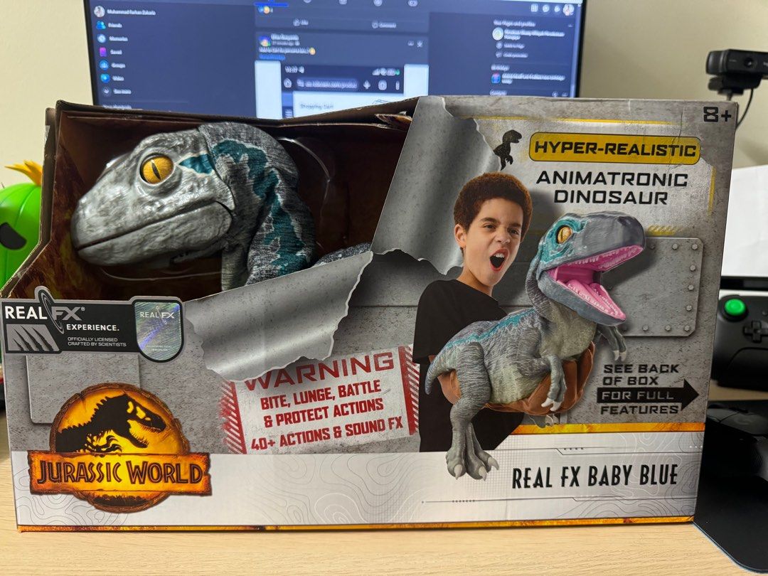 baby raptor puppet jurassic park real life size, Hobbies & Toys, Toys ...