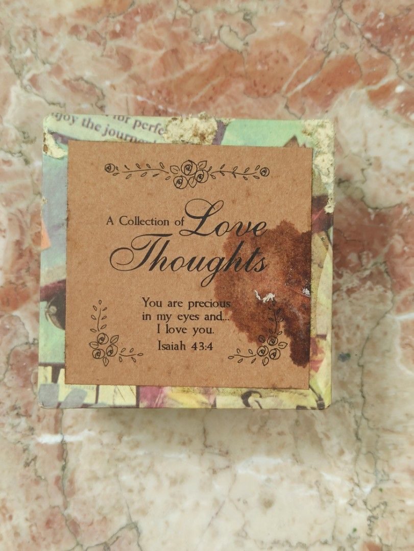Bible Quote Box, Hobbies & Toys, Stationary & Craft, Art & Prints on ...
