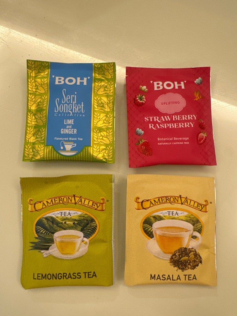 Cameron Valley Durian Tea / Lemongrass Tea / Masala Tea / BOH Lime ...