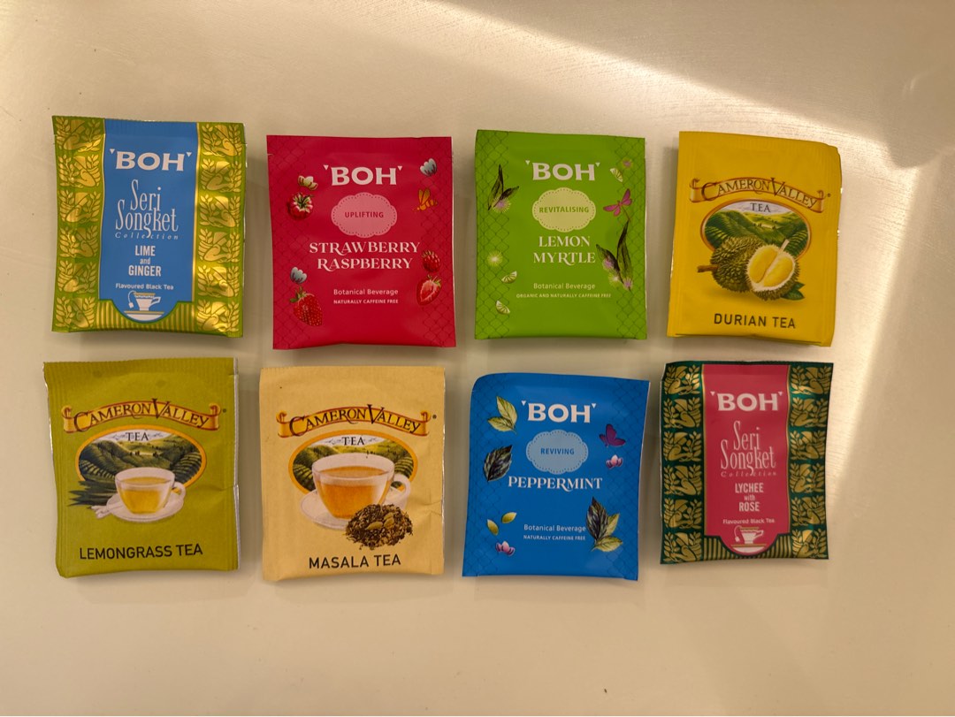 Cameron Valley Durian Tea / Lemongrass Tea / Masala Tea / BOH Lime ...