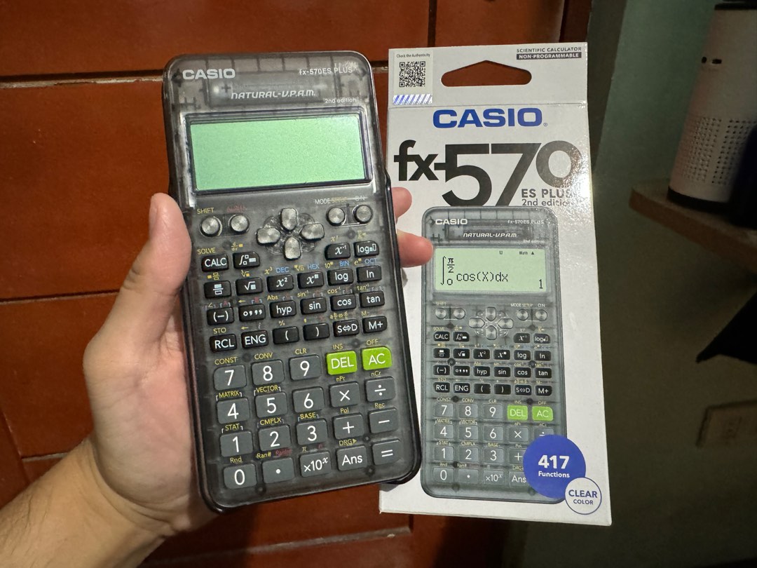 Transparent Casio fx-570ES plus, Hobbies & Toys, Stationary & Craft ...