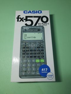 CASIO FX-570ES PLUS TRANSPARENT FOR CIVIL ENGINEERING BOARD EXAM ...