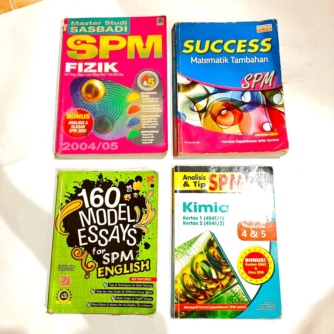Combo Used SPM Kimia Fizik Addmaths English, Hobbies & Toys, Books ...