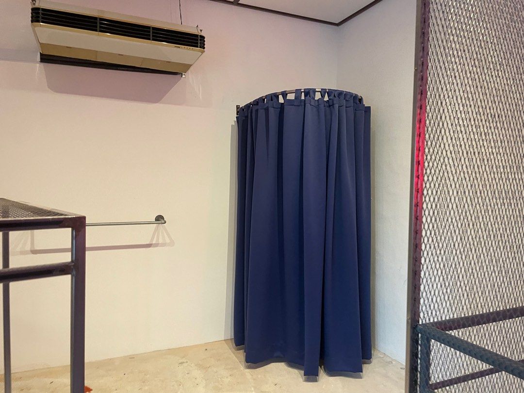 Custom Curved Curtain Fitting Room, Furniture & Home Living, Furniture ...