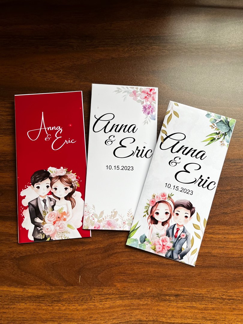 Custom print angpao money envelop for any occasion, Hobbies & Toys ...