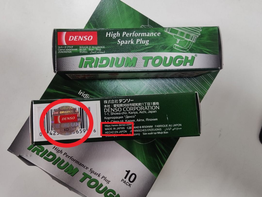 DENSO Iridium Tough Spark Plug (for Honda Vezel / Shuttle / Jazz / Fit ...