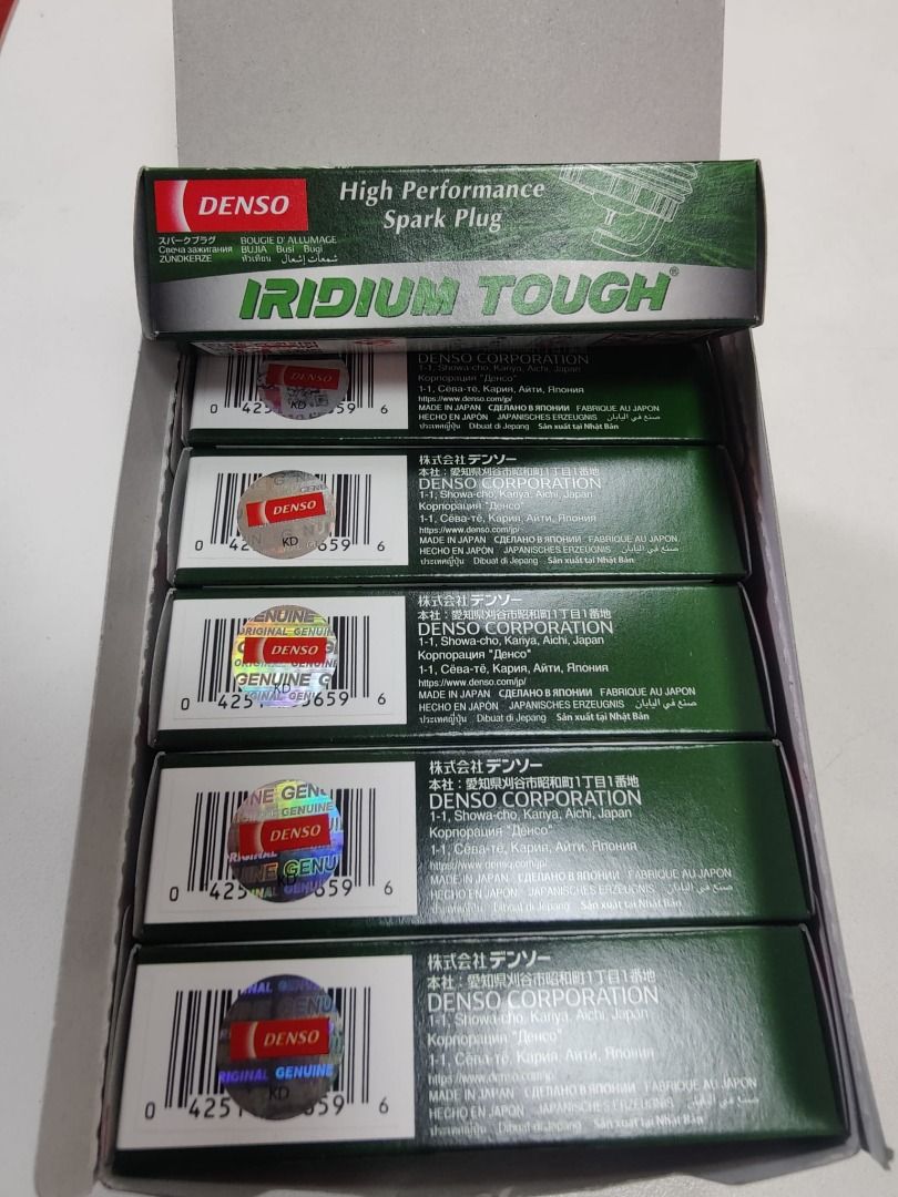 DENSO Iridium Tough Spark Plug (for Honda Vezel / Shuttle / Jazz / Fit ...