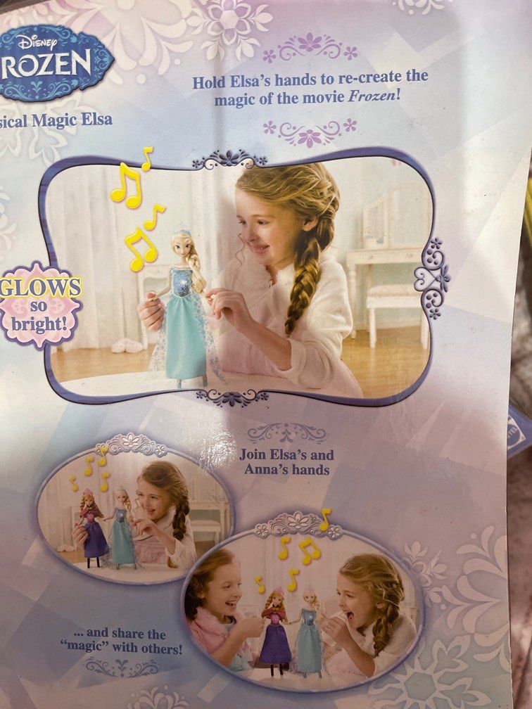 Disney Frozen Elsa musical magic, Hobbies & Toys, Toys & Games on Carousell