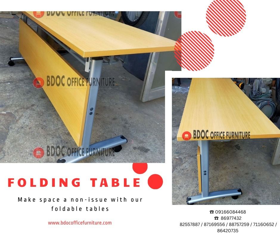 Executive Chair and Table / Folding Table / Free Standing Table / Gang ...