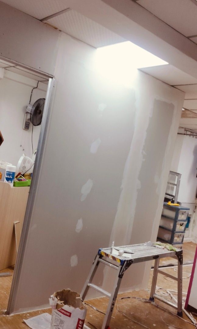 False ceiling & partition -Aircon trunking box ups -Access panel ...
