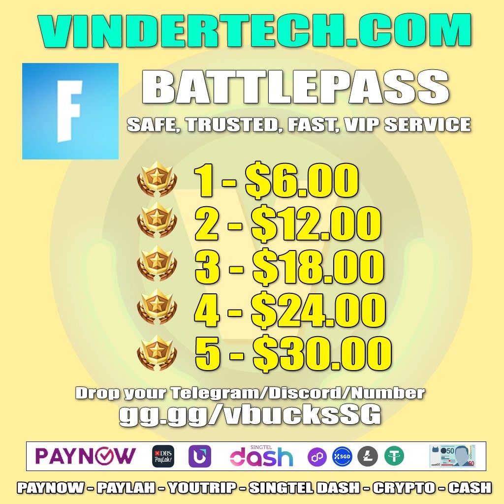 FORTNITE Battlepass token, Video Gaming, Gaming Accessories, Cases ...