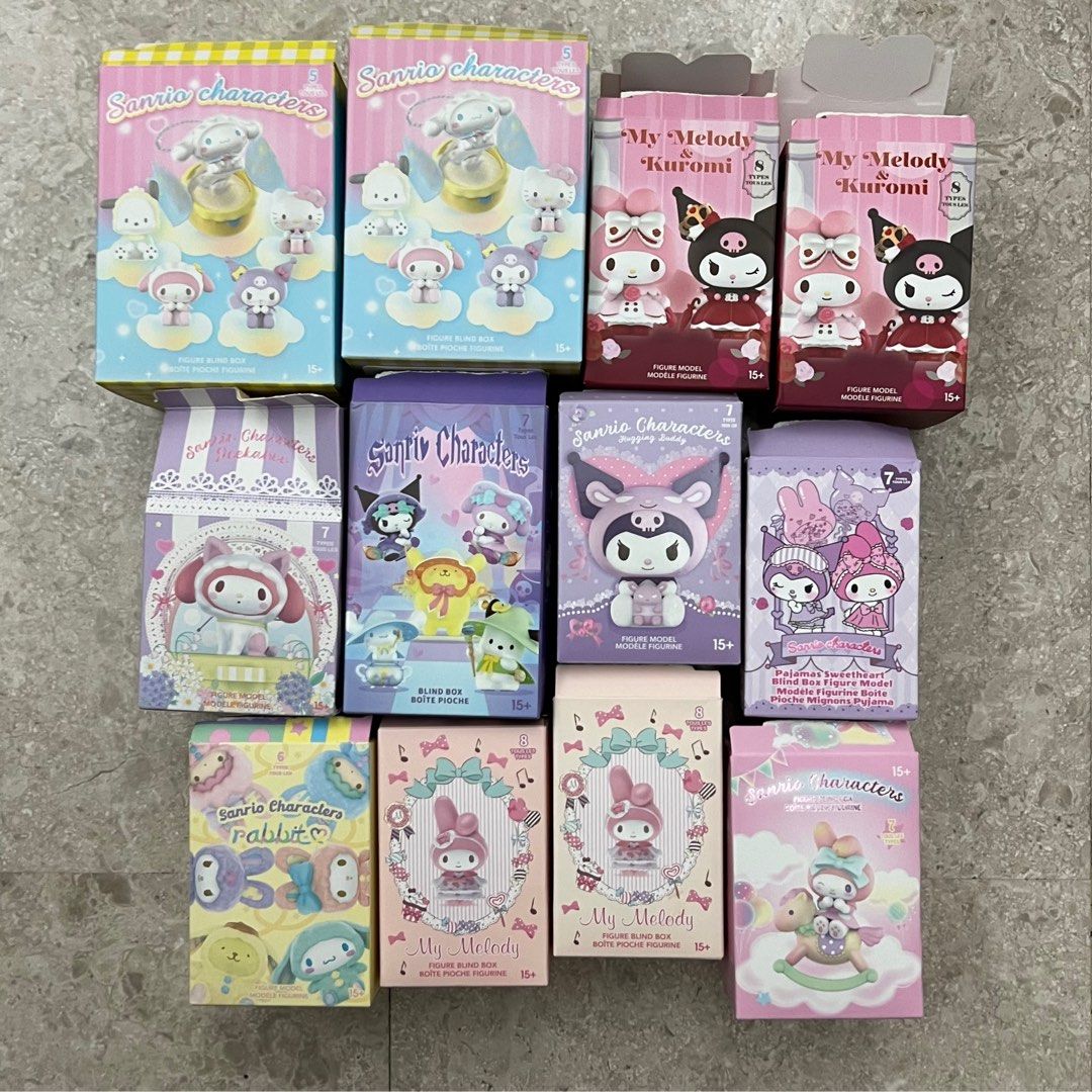From USA Sanrio Miniso Blind Boxes - Cinnamoroll Kuromi Little Twin Stars Kiki Lala Pompompurin ...